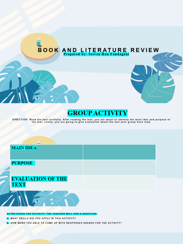 Book and Literature Review | PDF | Books | Human Communication