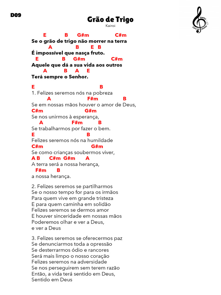 9-Grão de Trigo (Acordes) | PDF
