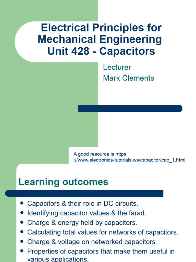 CG-428 - 02 Capacitors | PDF | Capacitor | Rectifier