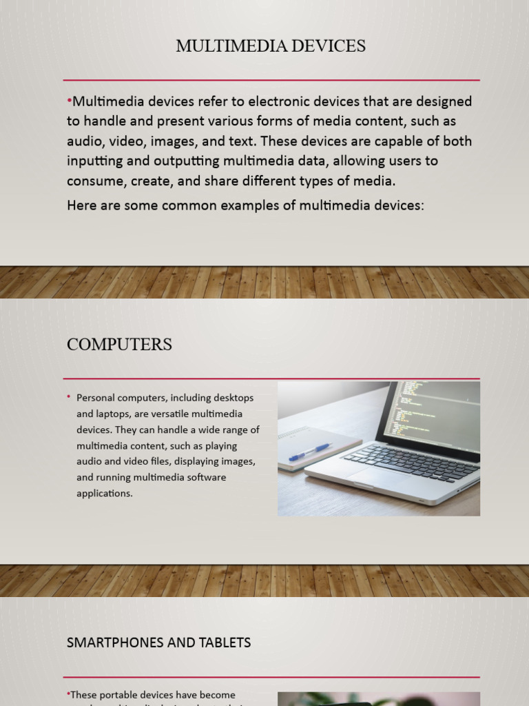 Multimedia Devices | PDF