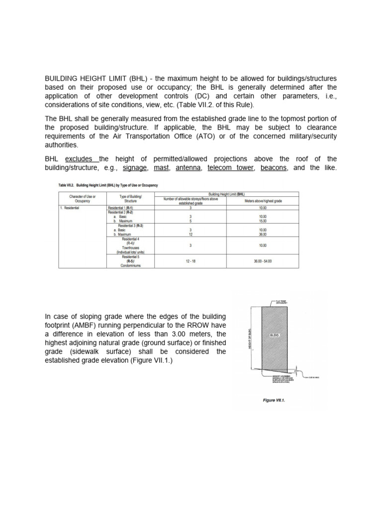 Building Height Limit | PDF | Technology & Engineering