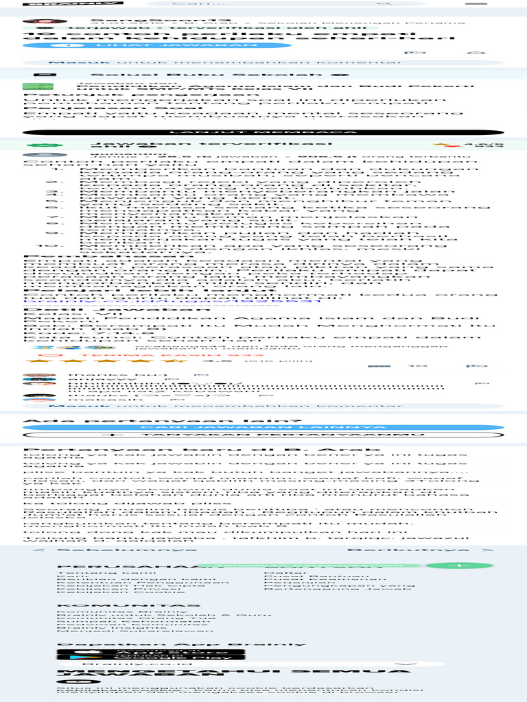 10 Contoh Perilaku Empati Dalam Kehidupan Sehari-Hari - Brainly - Co.id | PDF