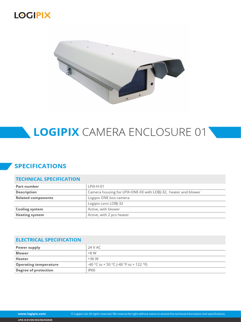 LPIX-H-01 Data Sheet - 3v2 | PDF