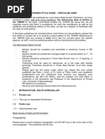 South African Legal Referencing Guide | PDF | Case Citation | Public Law