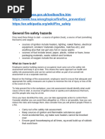 Fire Safety Toolbox Talk | PDF