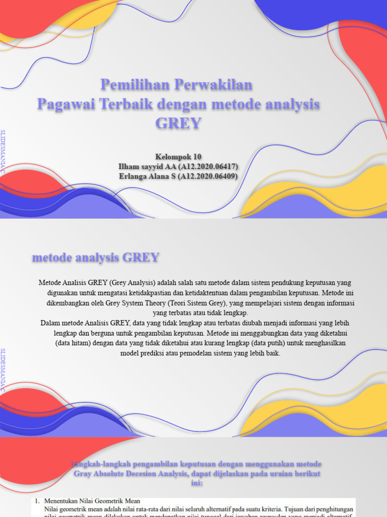 Metode Analysis GREY | PDF