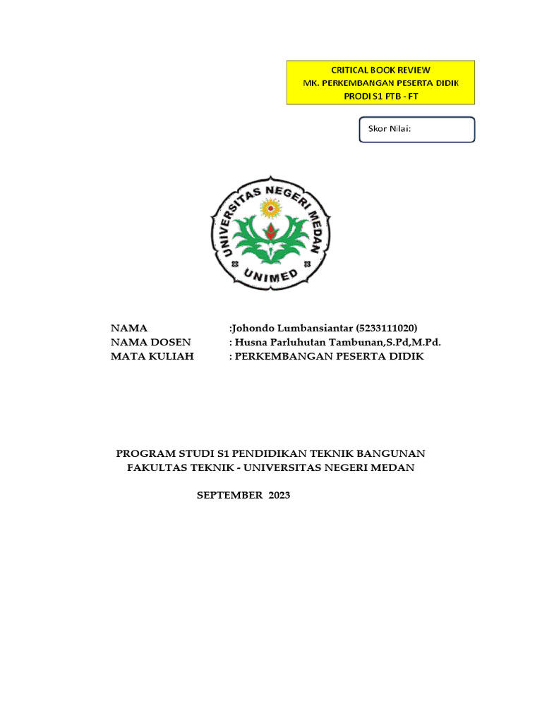 CBR PPD Jhondo | PDF | Pengembangan Diri | Sains & Matematika