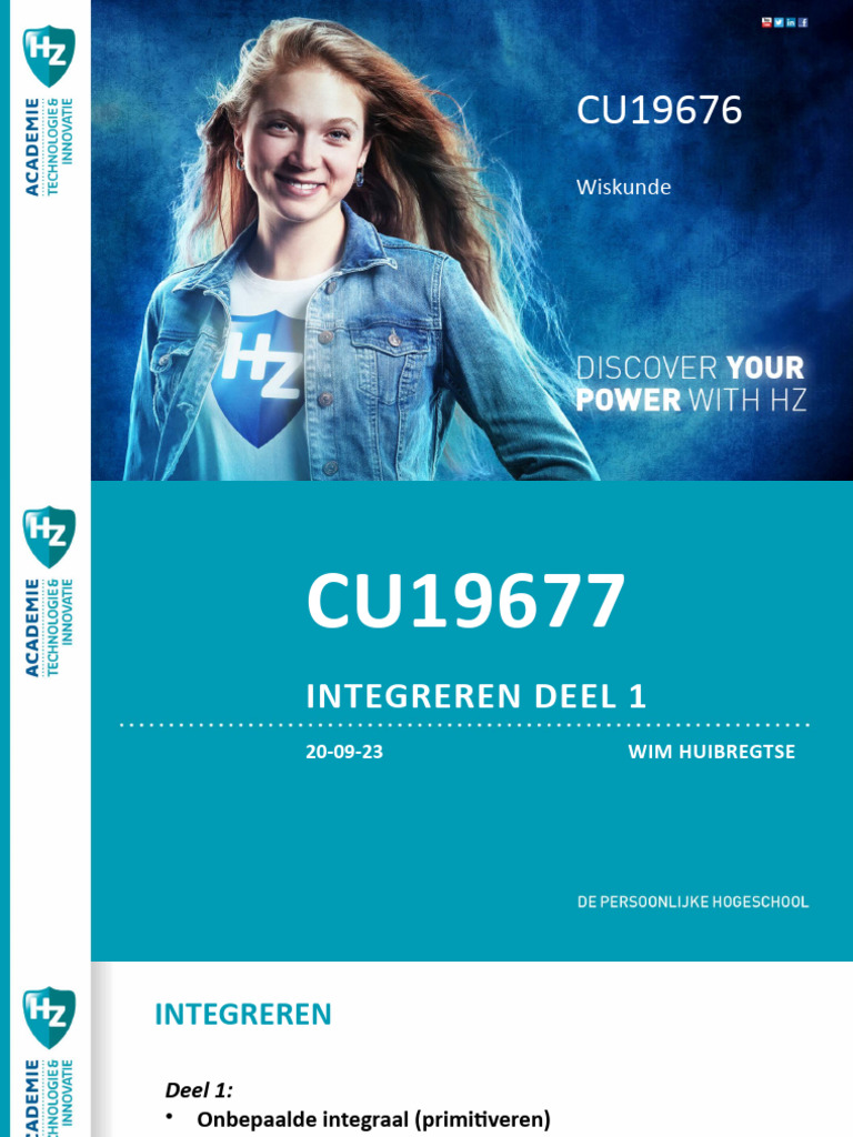 Wiskunde Integreren | PDF