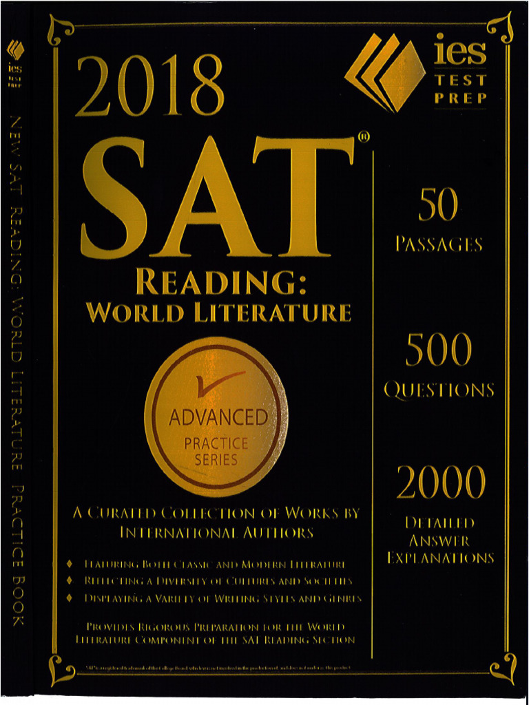 2018 Ies Sat Reading World Literature Practice Book Advanced Practice | PDF