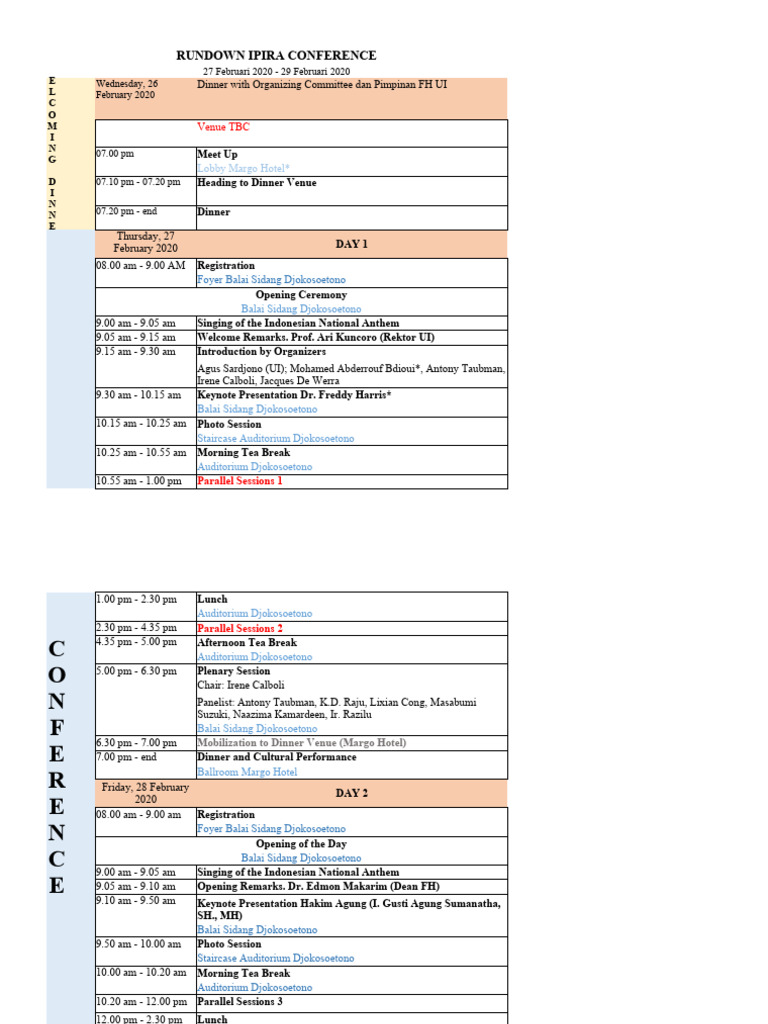IPIRA 2nd Conference Rundown | PDF
