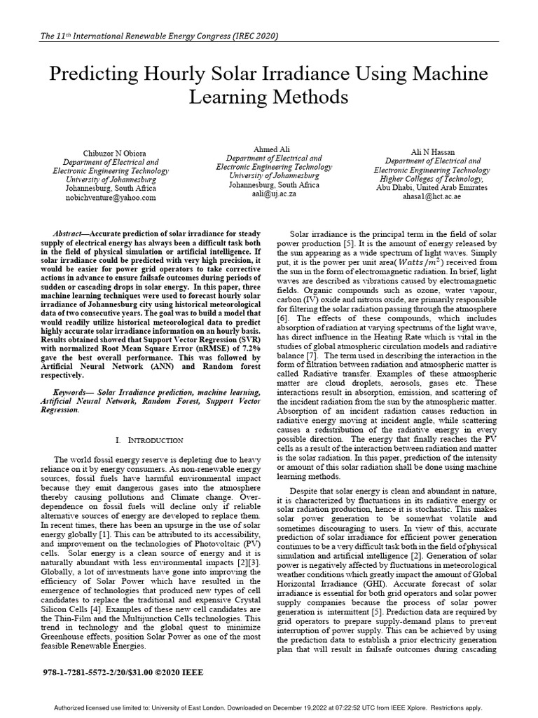 Predicting_Hourly_Solar_Irradiance_Using_Machine_Learning_Methods | PDF ...