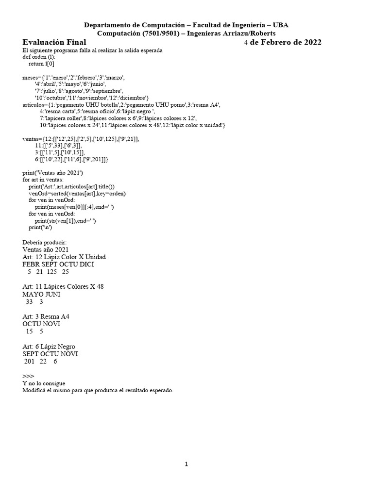 Evaluacion Final 4 de Febrero-22-3b | PDF