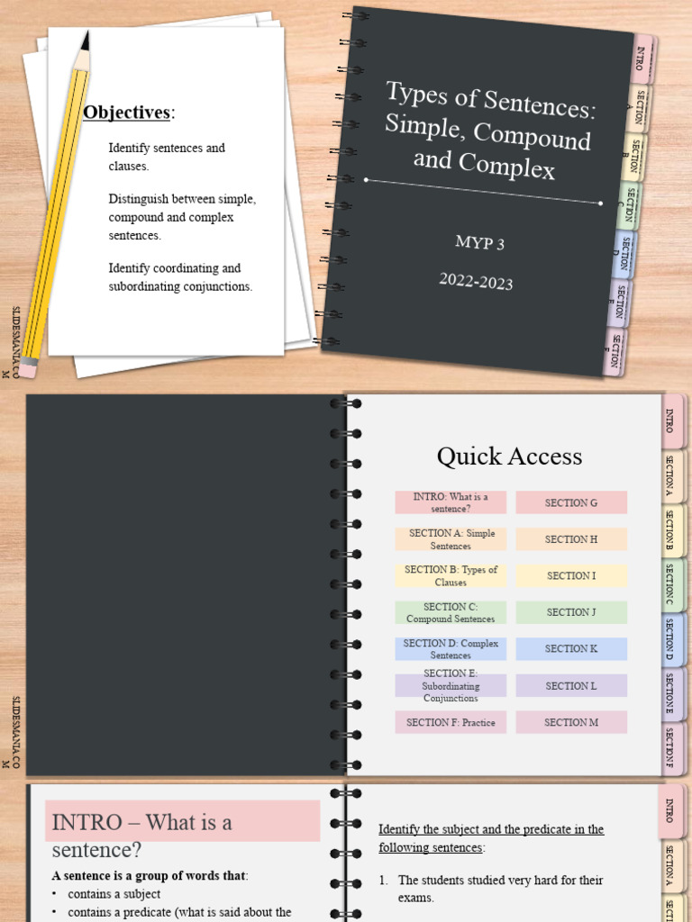 M3-Types of Sentences | PDF | Sentence (Linguistics) | Subject (Grammar)