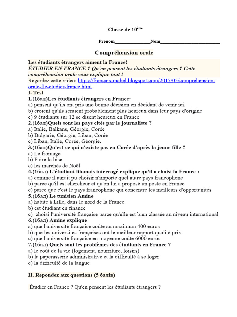 Comprehension Orale II C. | PDF | Chansons | Arts du spectacle