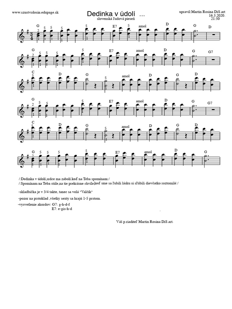 Dedinka V U Doli | PDF