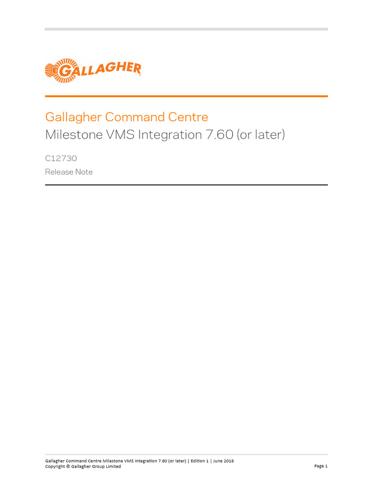 Milestone Vms Integration Release Note.2 | PDF | Windows Registry ...