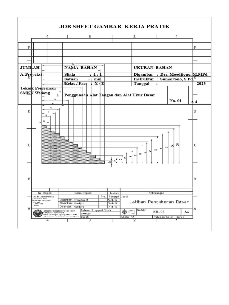 Job Sheet Praktik Pengukuran Dasar | PDF | Teknologi & Rekayasa