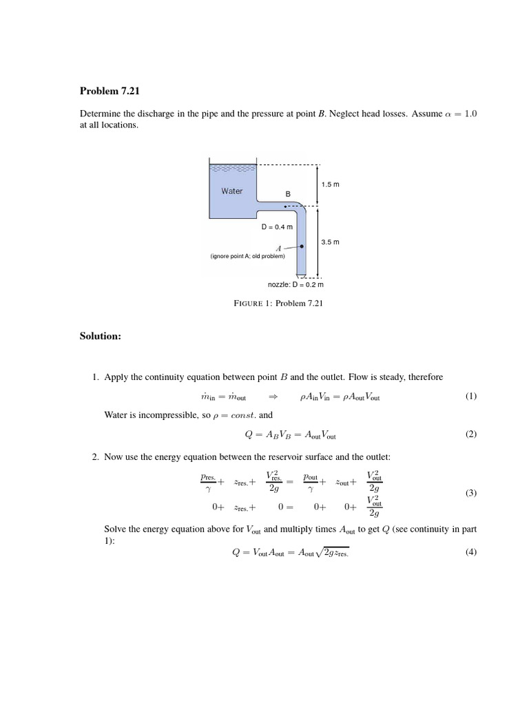 Problem 721 Solution - Compress | PDF | Pressure | Pump