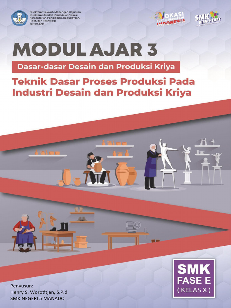Dasar-Dasar Desain Dan Produksi Kriya (Modul 3) | PDF