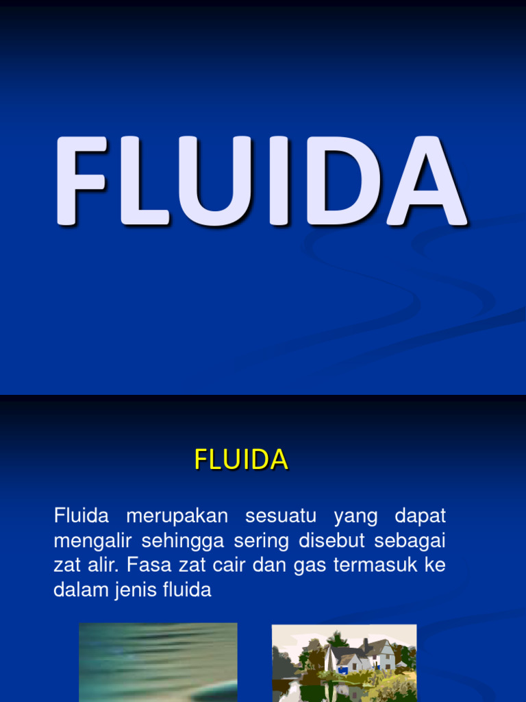 Pengantar Ilmu Fluida: Statik dan Dinamik | PDF