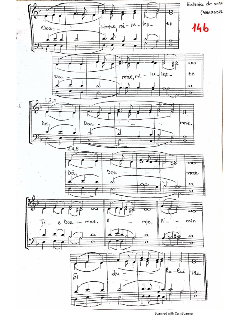 Ectenie Ruseasca Partitura | PDF