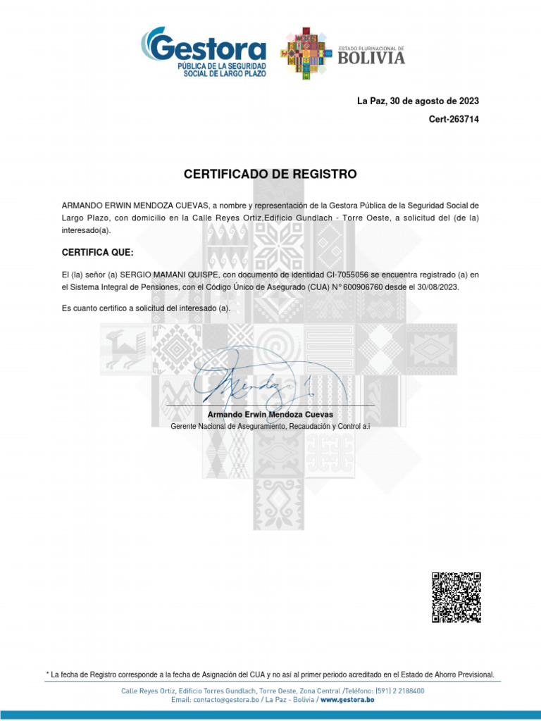 Certificado | PDF