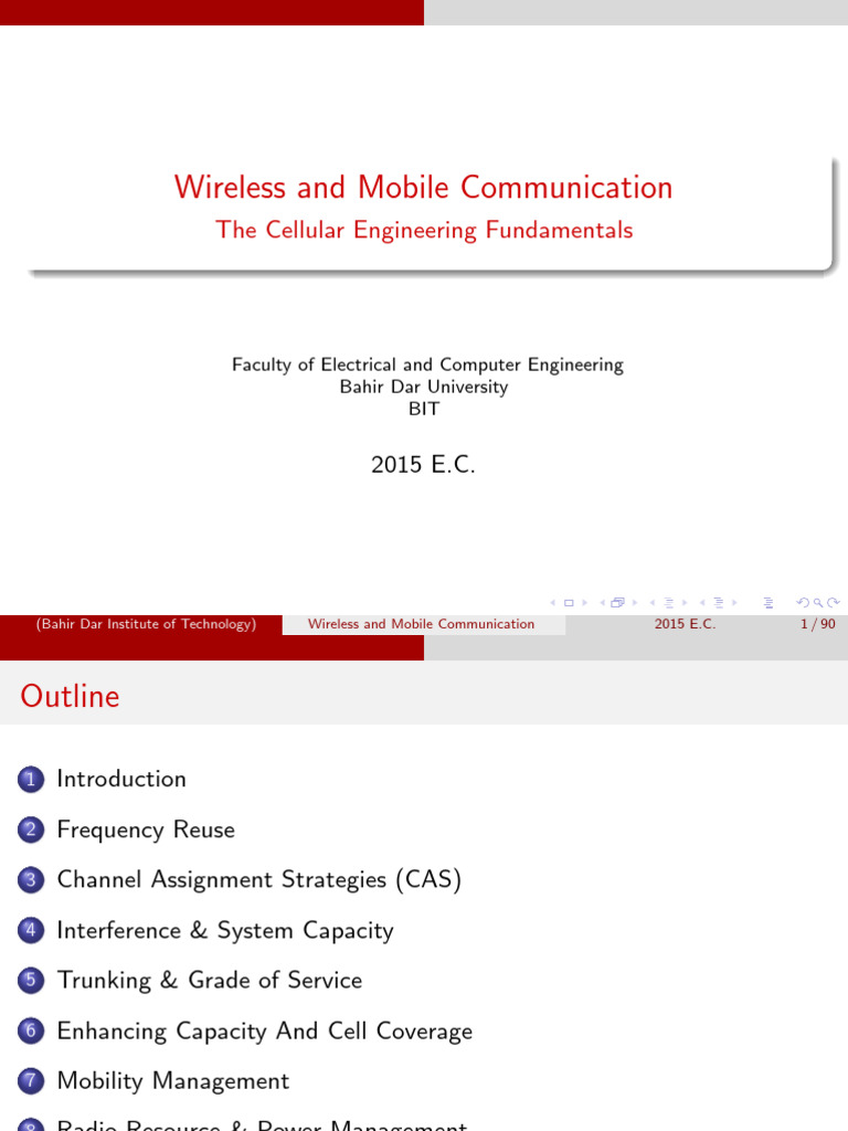 Cellular Concept | PDF | Cellular Network | Radio