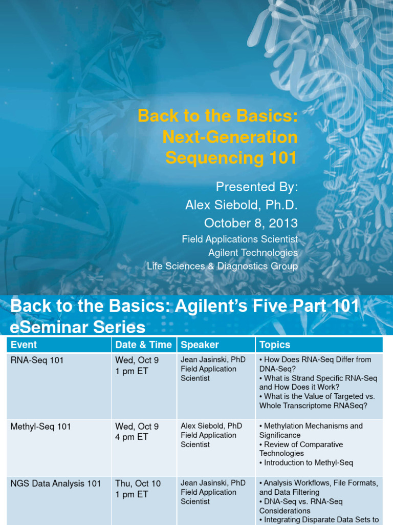 Next-Gen Sequencing Basics Overview | PDF | Dna Sequencing ...