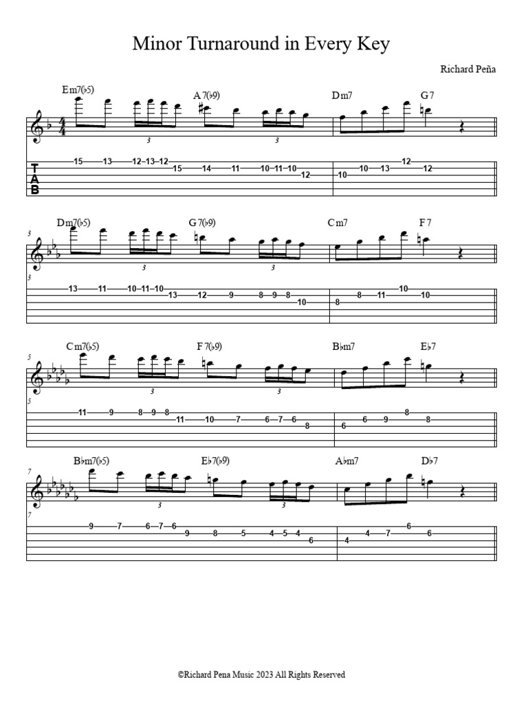 Jazz Chord Progressions Guide | PDF