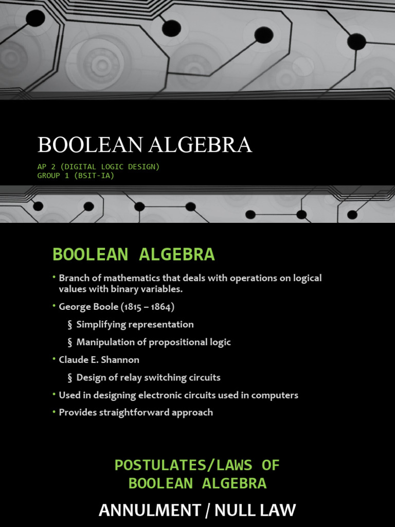 Boolean Algebra | PDF | Logic Gate | Boolean Algebra