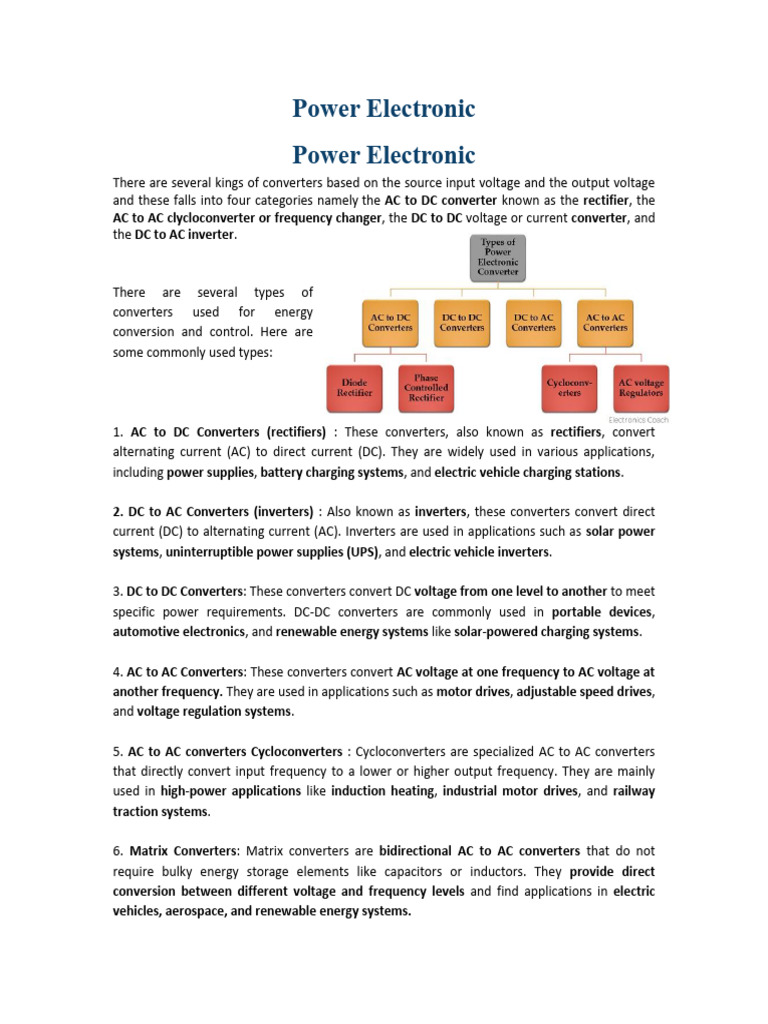 Power Electronics | PDF
