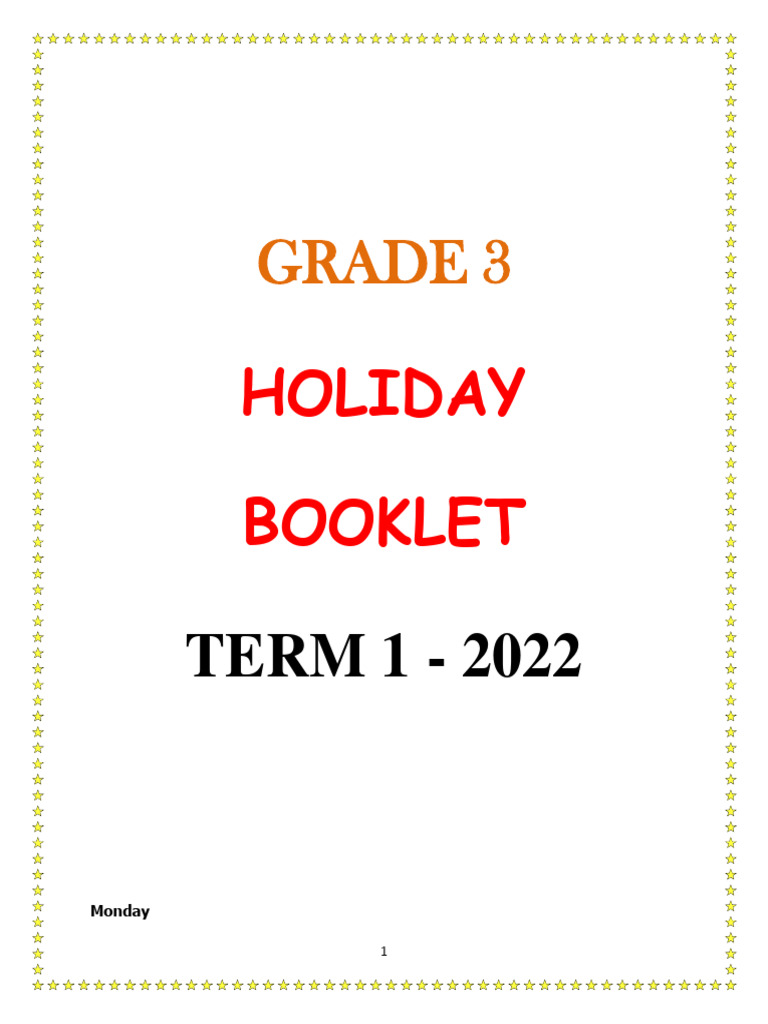 Grade 3 Holiday Work-2 | PDF | Physical Fitness | Soil