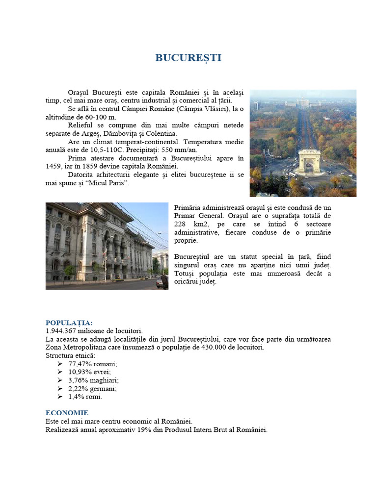 Bucuresti | PDF