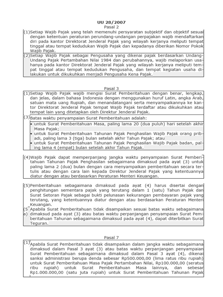 Materi UTS Seminar Perpajakan | PDF | Pengelolaan Keuangan & Uang
