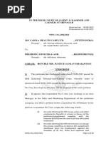 Rejoinder Draft Filing in High Court | PDF | Affidavit | Government