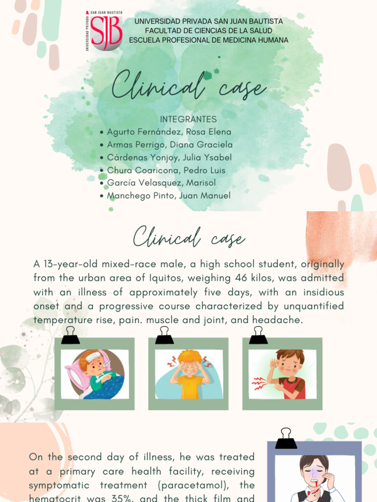 Clinical Case | PDF | White Blood Cell | Medical Specialties