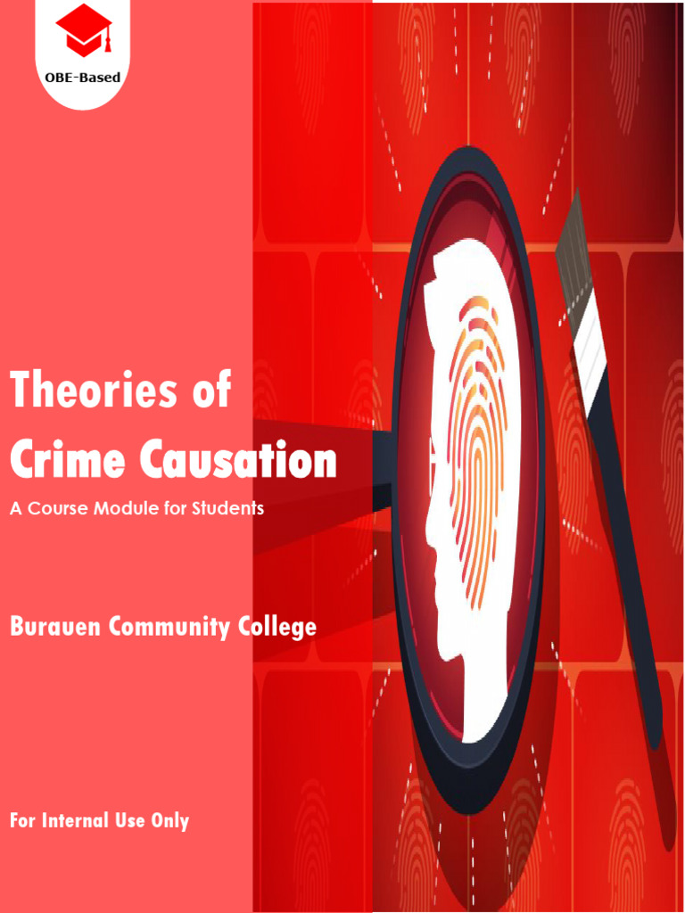 PRELIM Theories of Crime Causation | PDF | Criminology | Hedonism