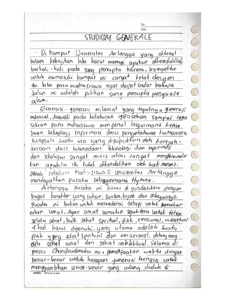 Artikel Tulis Tangan | PDF