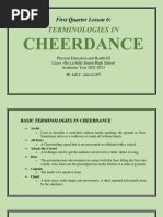 Basic Cheer Motions Guide | PDF | Self-Improvement | Lifestyle