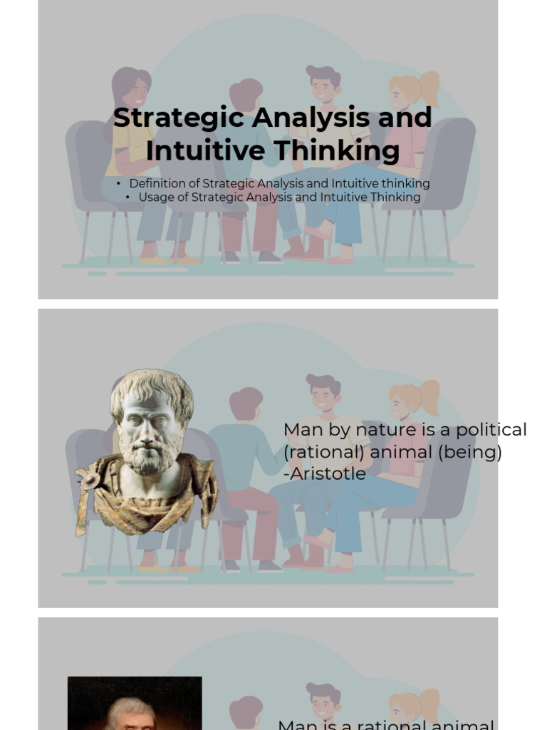 Strategic Analysis and Intuitive Thinking | PDF | Thought | Intuition