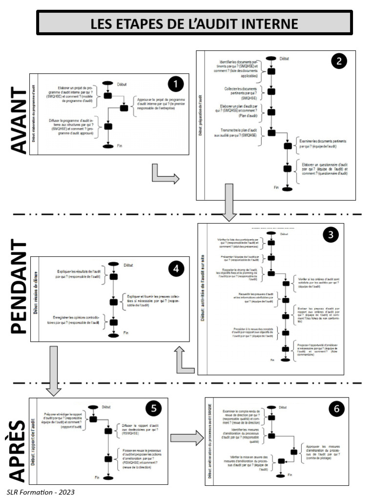 Logigrammes Étapes Audit Interne | PDF