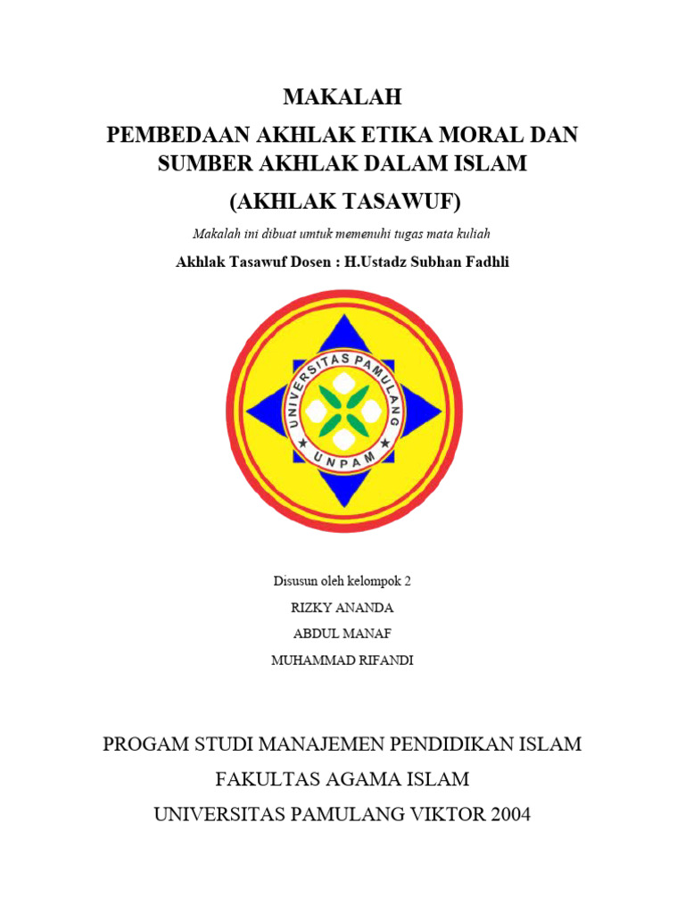 Makalah Unpam | PDF