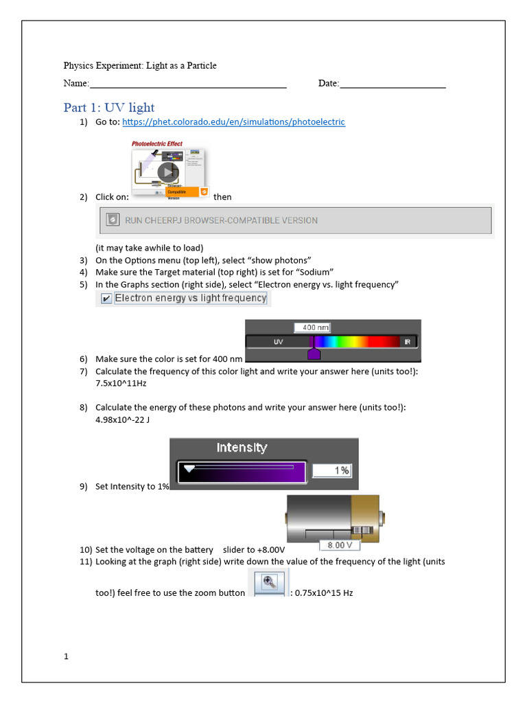 Chapter 13 Photoelectric Effect PHET | PDF | Photoelectric Effect | Light