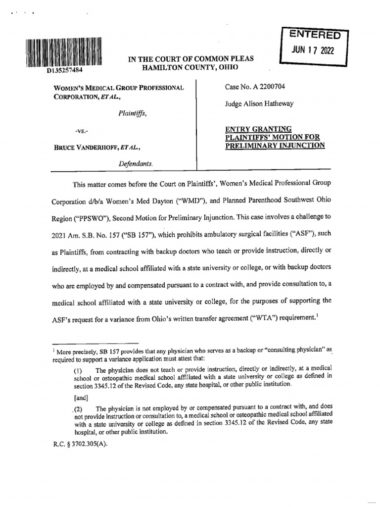 Court Order | PDF | Injunction | Strict Scrutiny