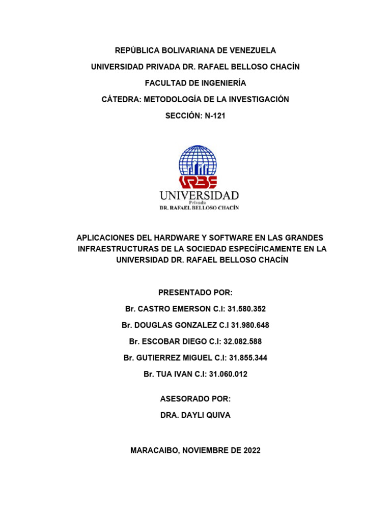 Proyecto Version Final | PDF | Software | Hardware de la computadora