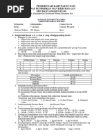 Soal Dan Jawaban OSN SD 2025 | PDF