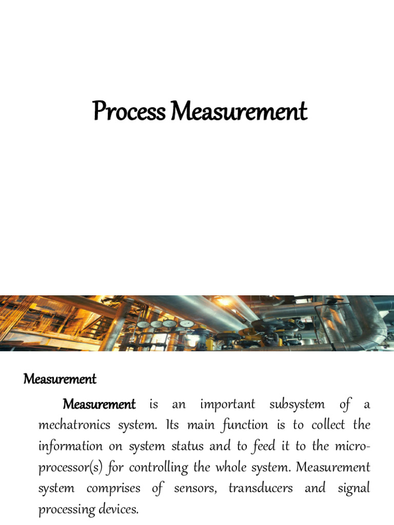 Process Measurement | PDF | Switch | Electromagnetism