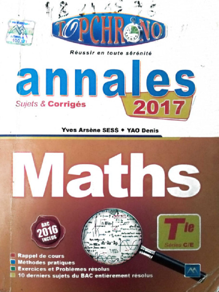 Top Chrono Maths Tle C D | PDF
