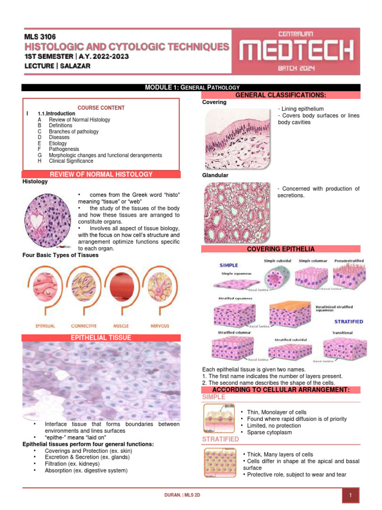 Histopath | PDF | Epithelium | Necrosis