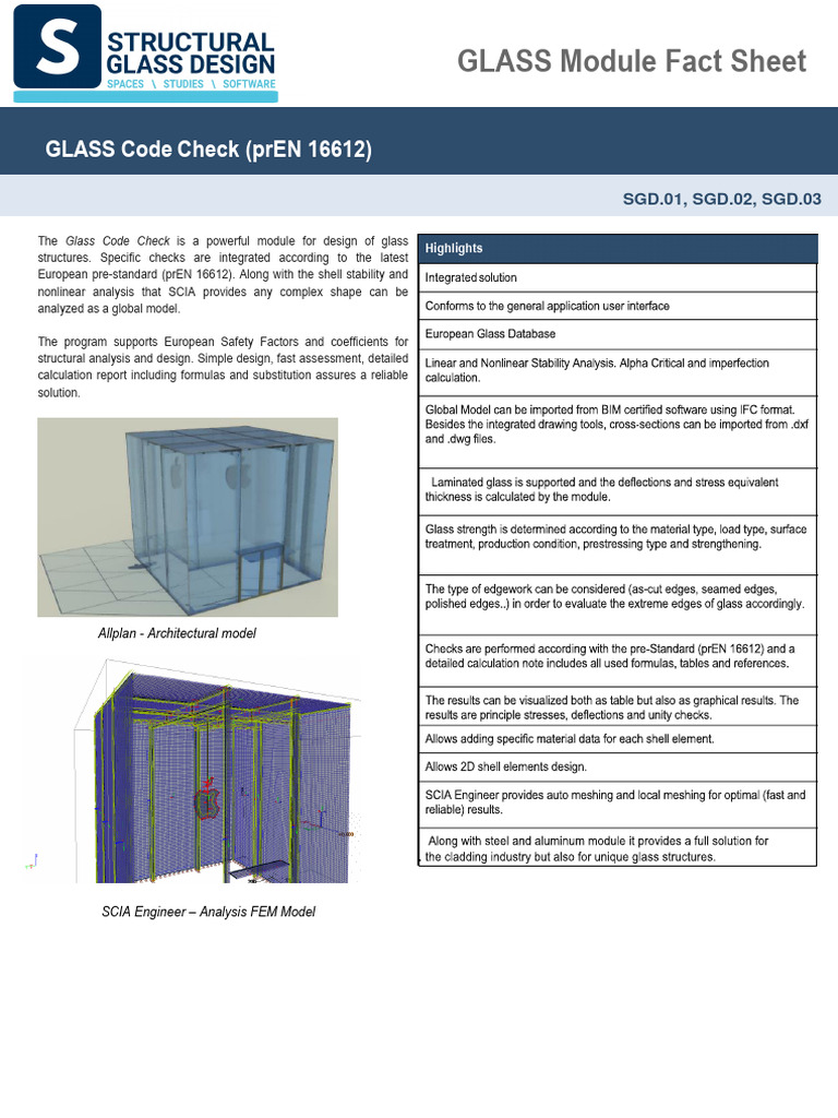 Structural Glass Design in SCIA Engineer | PDF | Structural Analysis ...